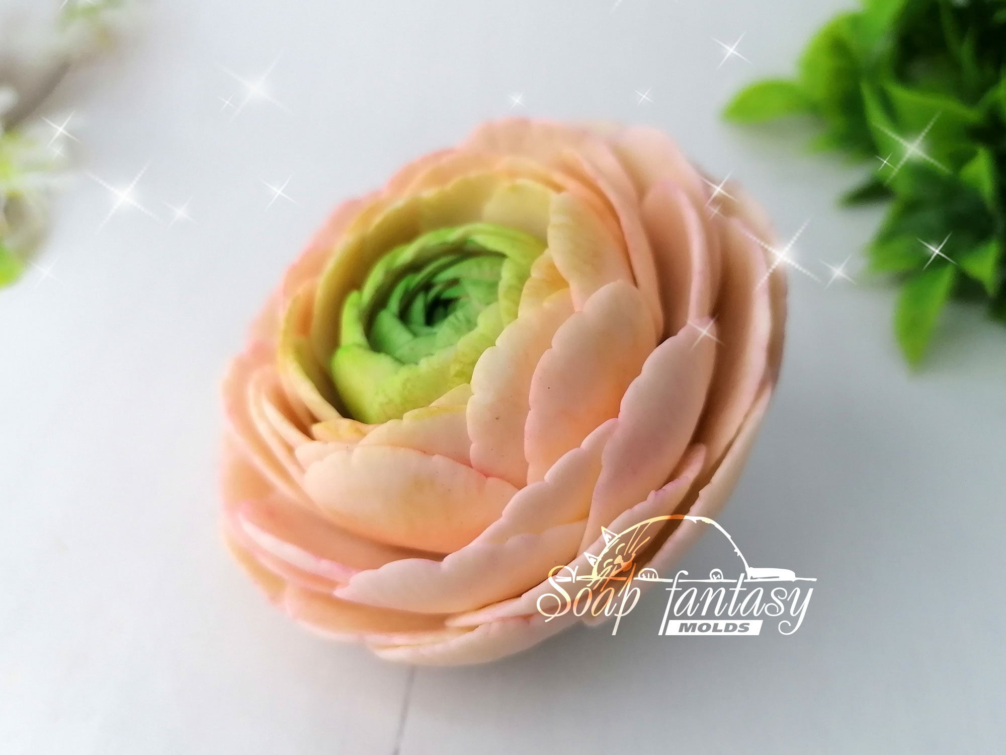 Ranunculus amandine Flower Silicone Soap Mold - Etsy