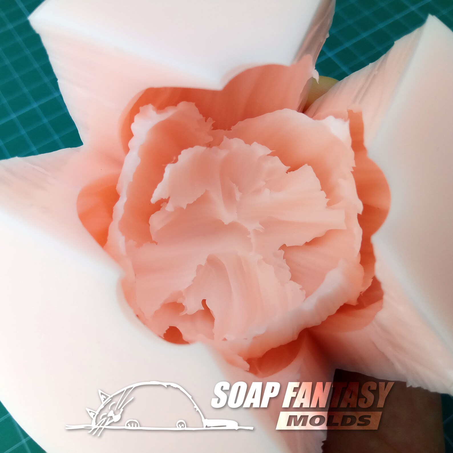 Peony Bud sarah Bernhardt Silicone Soap Mold for - Etsy