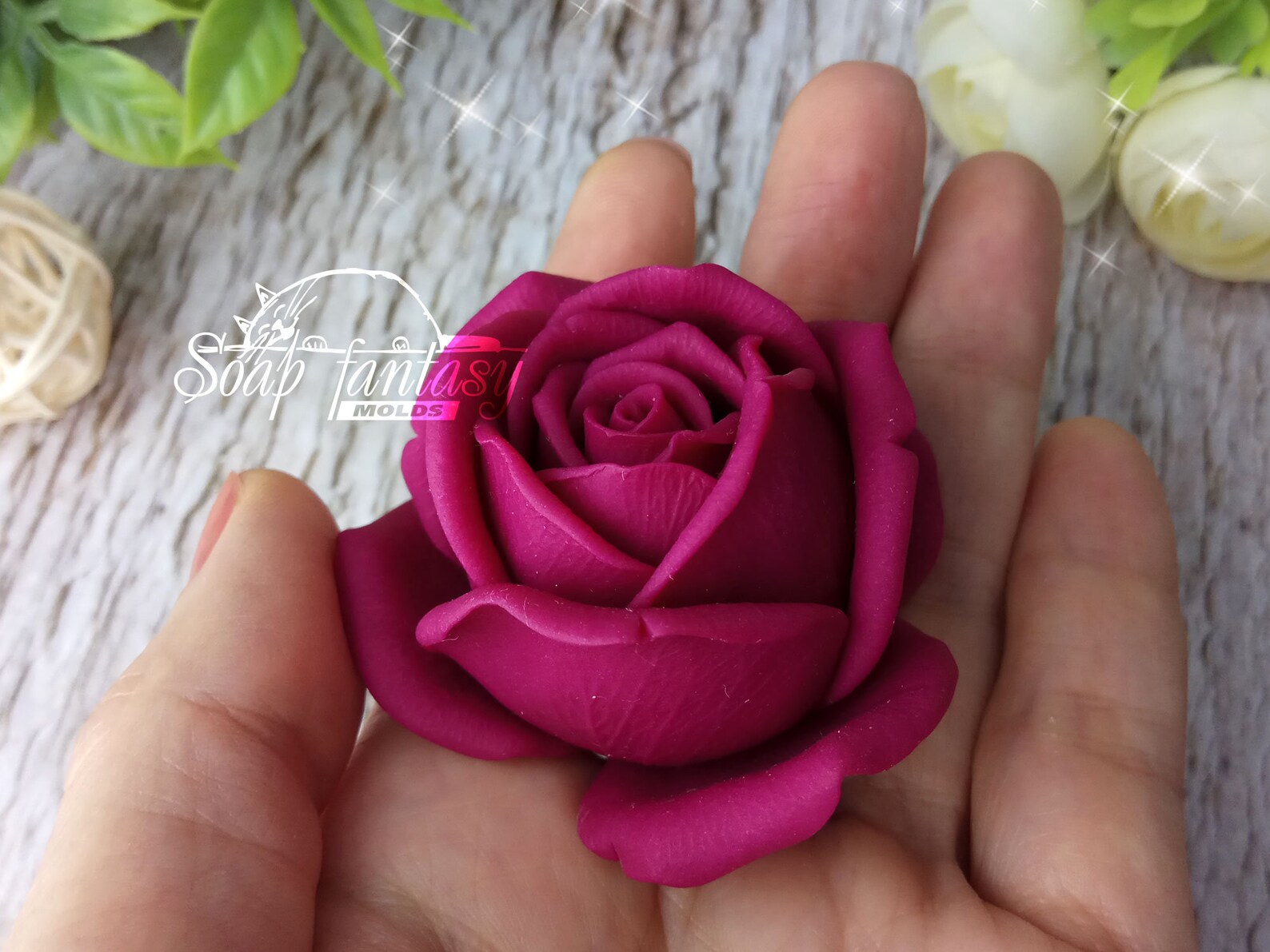 Rose "dolce Vita" Silicone Soap Mold - for Soap Making, Craft & Hobby ...
