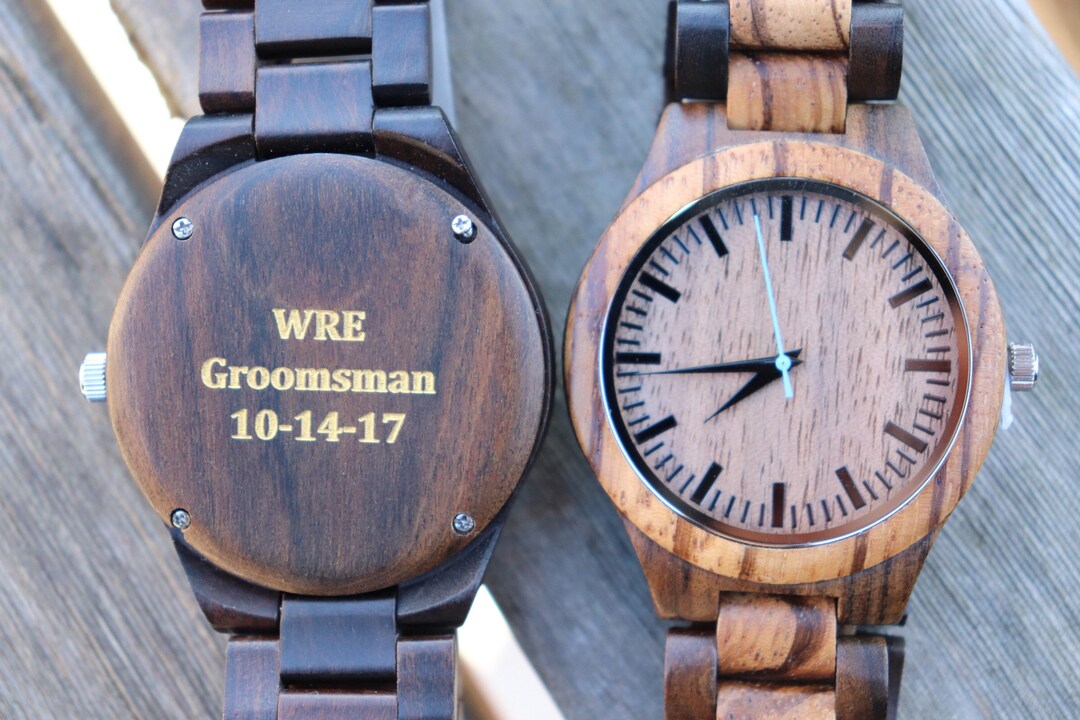 Mens Wooden Watch, Fathers Day Gift, Groomsmen Gifts, Mens Wood Watches ...