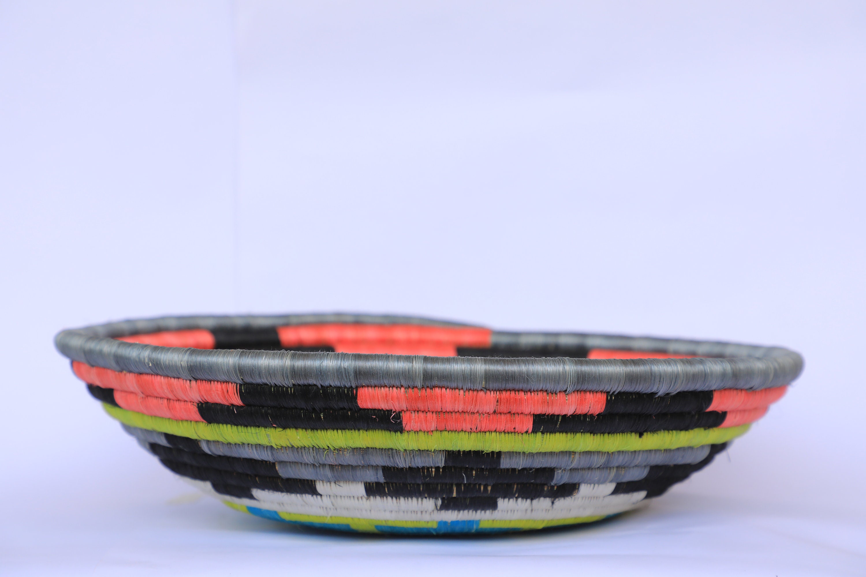 Linnet Basket 16 Rwanda Basket African Basket. Green | Etsy