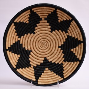 Igisiga Large African Wall Basket, 12 African Woven Basket, Rwanda ...