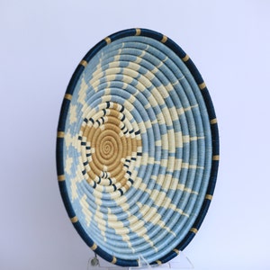 Mapambo African Wall Basket, Rwanda Baskets, African Woven Basket, Sky ...