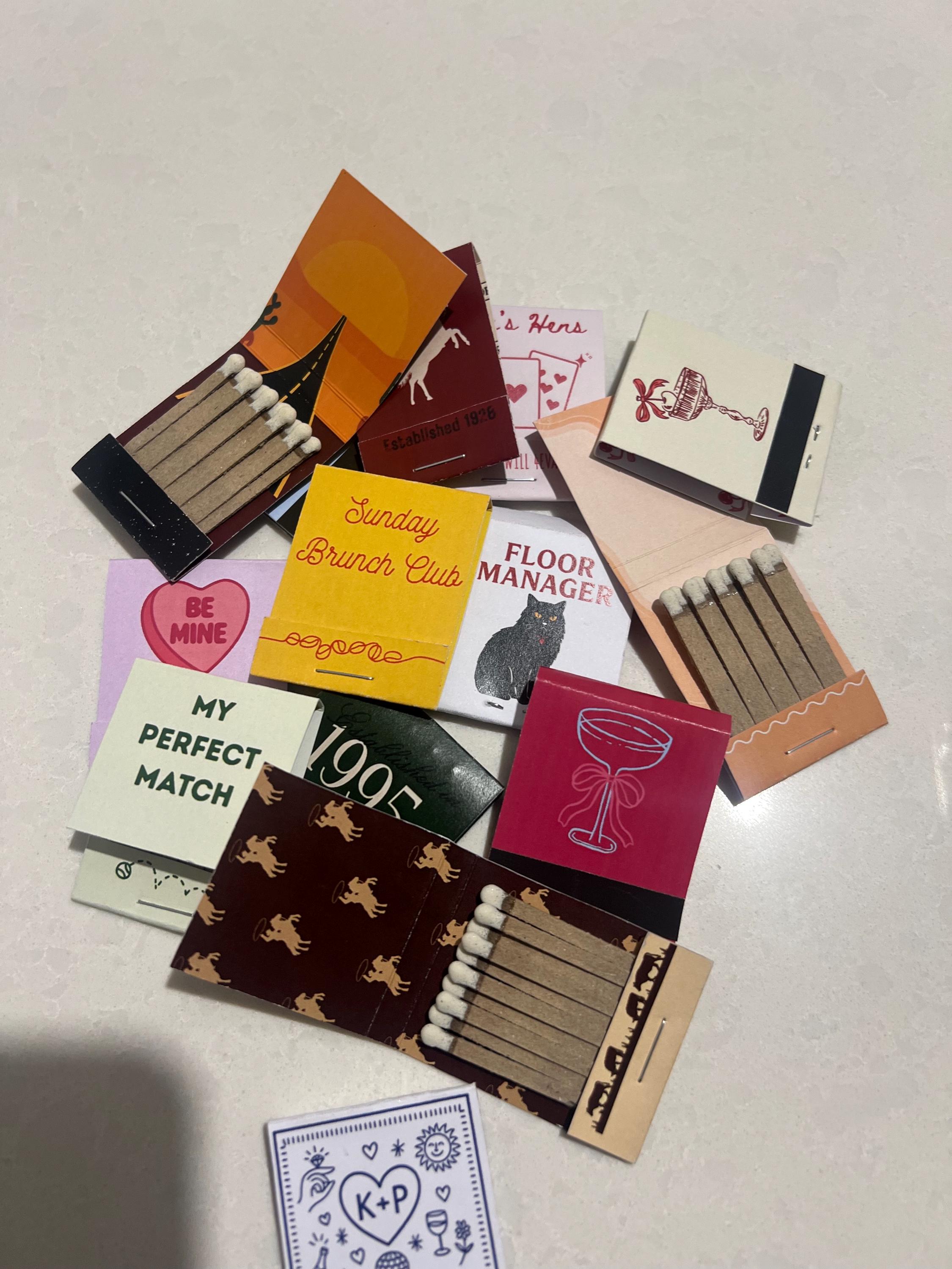 Personalized Matchbooks: Custom Wedding, Event, Business or Party ...