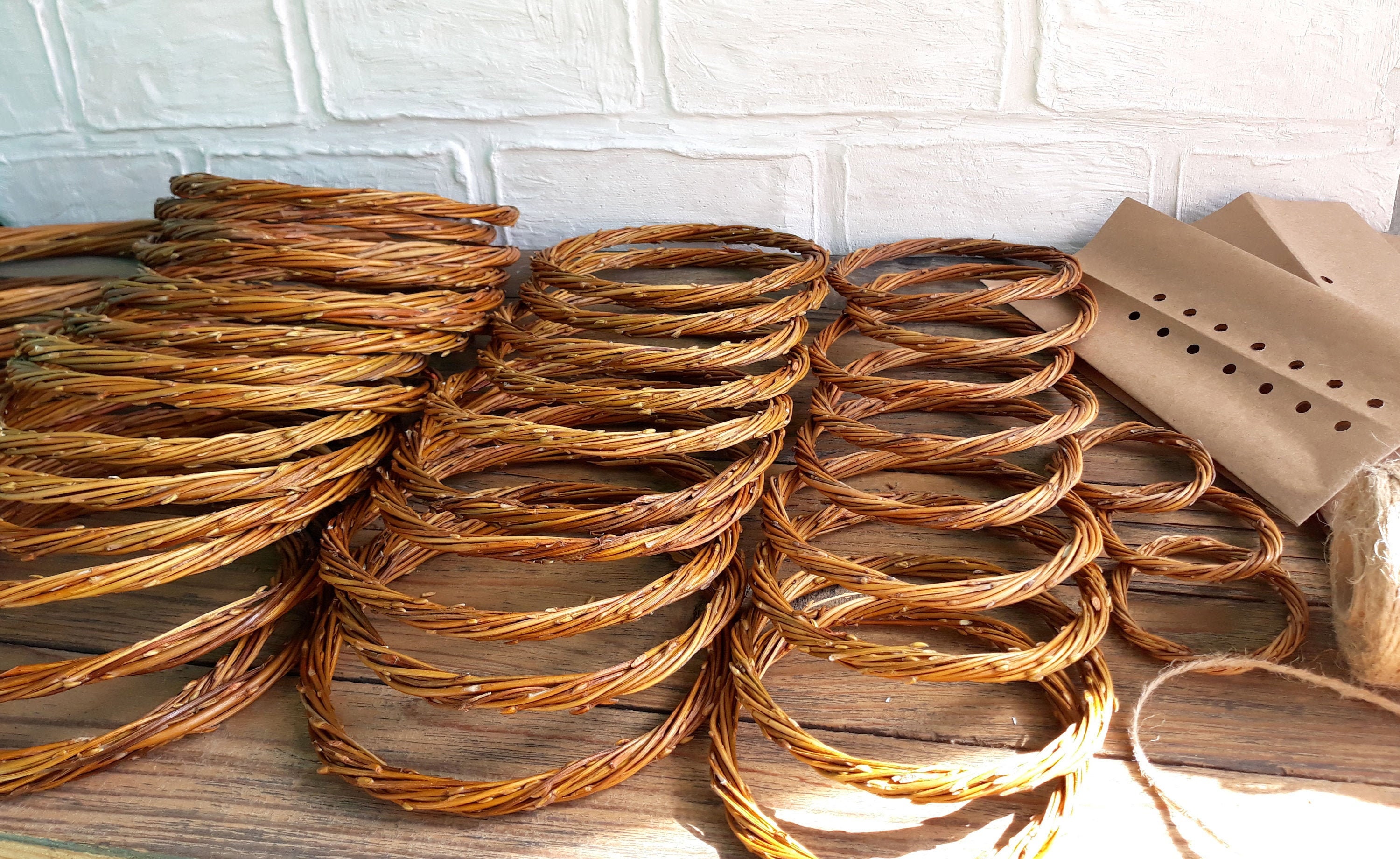 SET of 10 Rings of Willow Branches 2 3 4 - Etsy