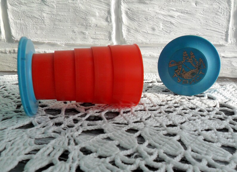 Soviet Vintage Travel Cases Hip Flask Soviet Tea Cup Vintage | Etsy