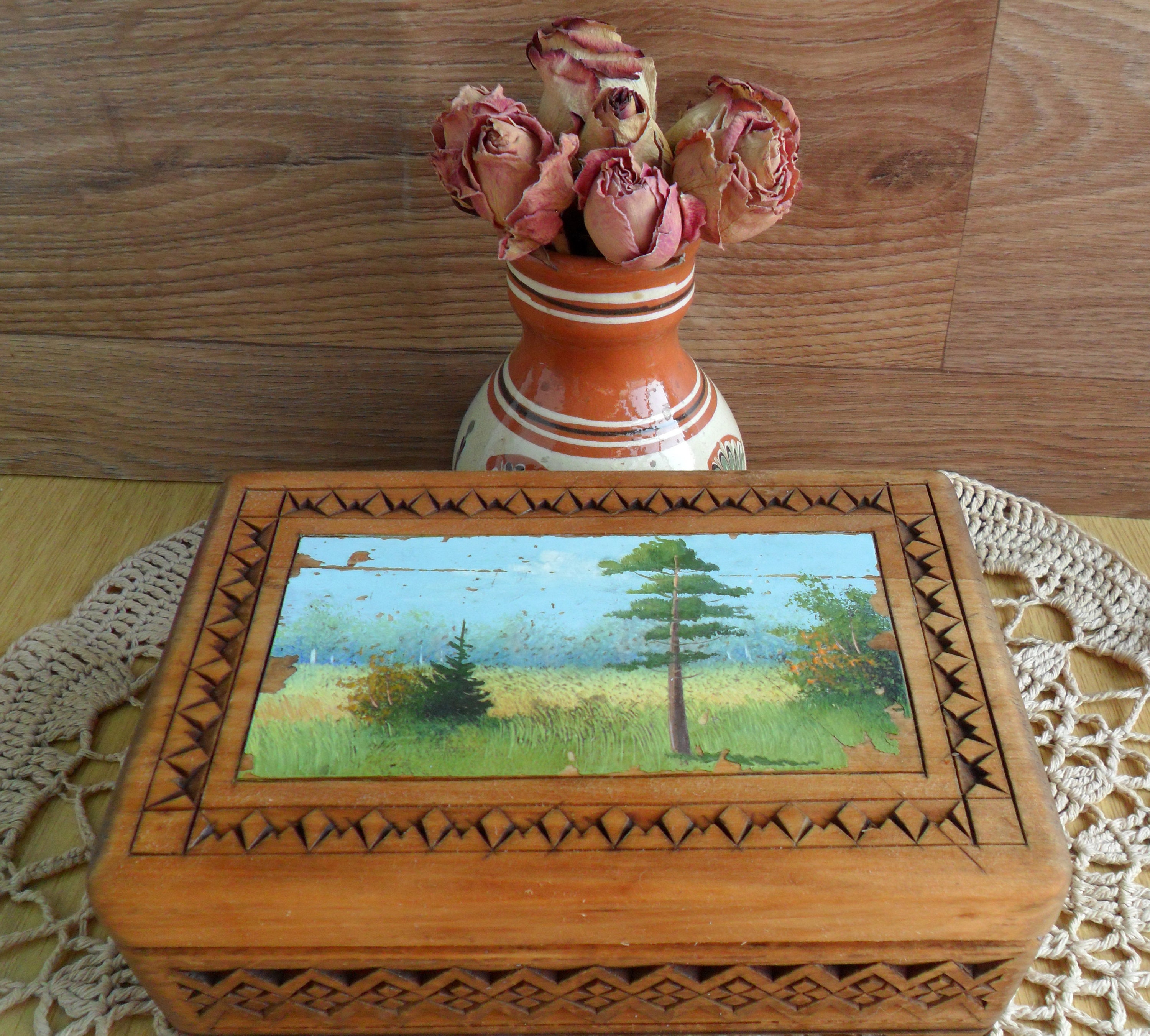 Time Capsule Memory Box Under 10 Keepsake Box Farmhouse Style | Etsy