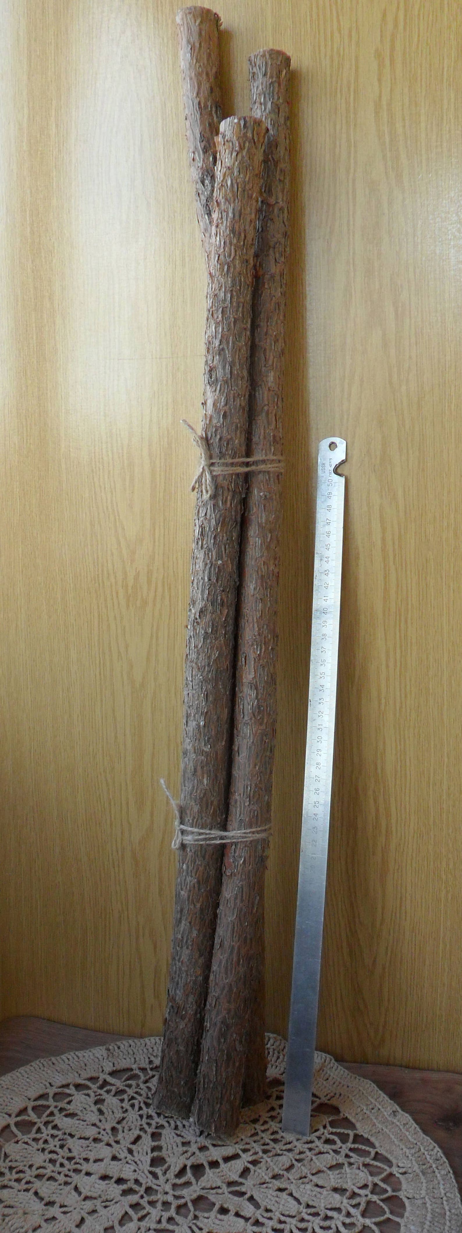 Set of 3 Pine Logs 31.50 Long Wood Product Forest Craft - Etsy