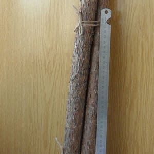 Set of 3 Pine Logs 31.50" Long Wood Product Forest Craft Supplies ...