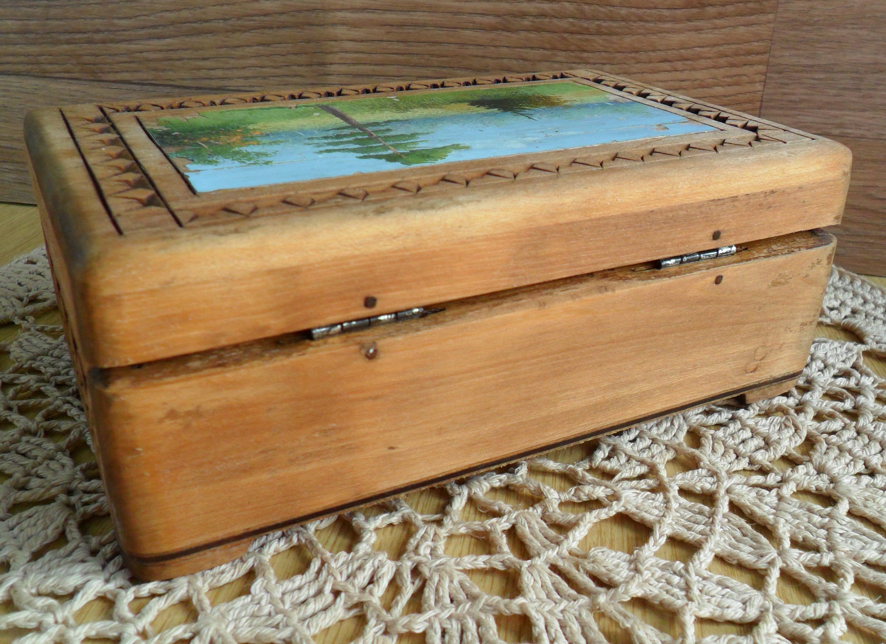 Time Capsule Memory Box Under 10 Keepsake Box Farmhouse Style | Etsy