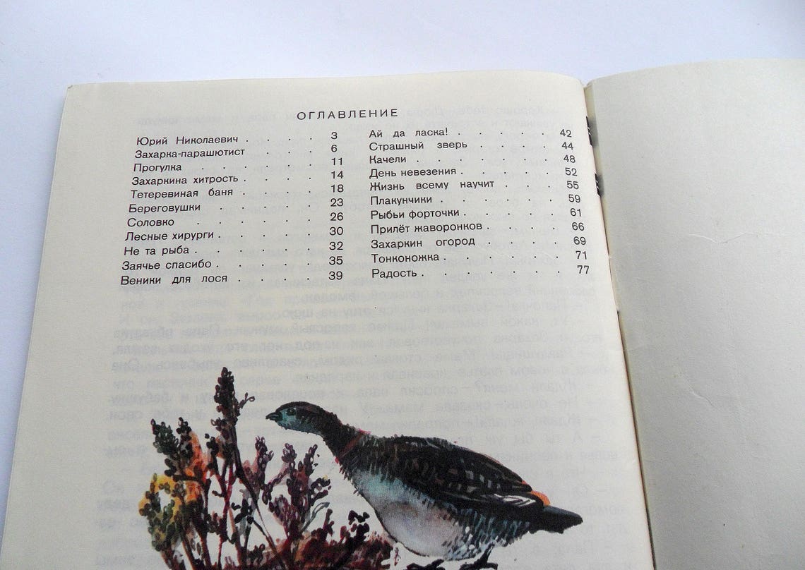 Vintage Soviet Book Gift for Kids Literature Russian Language | Etsy