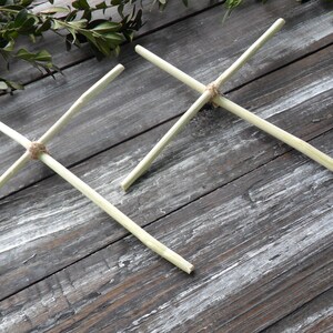 Primitive Cross Rustic Wood Cross Willow Twigs Crosses Religious ...