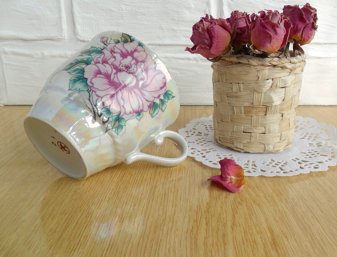 Vintage White Cup With a Pattern Soviet Tea Coffee Cup Kitchen - Etsy