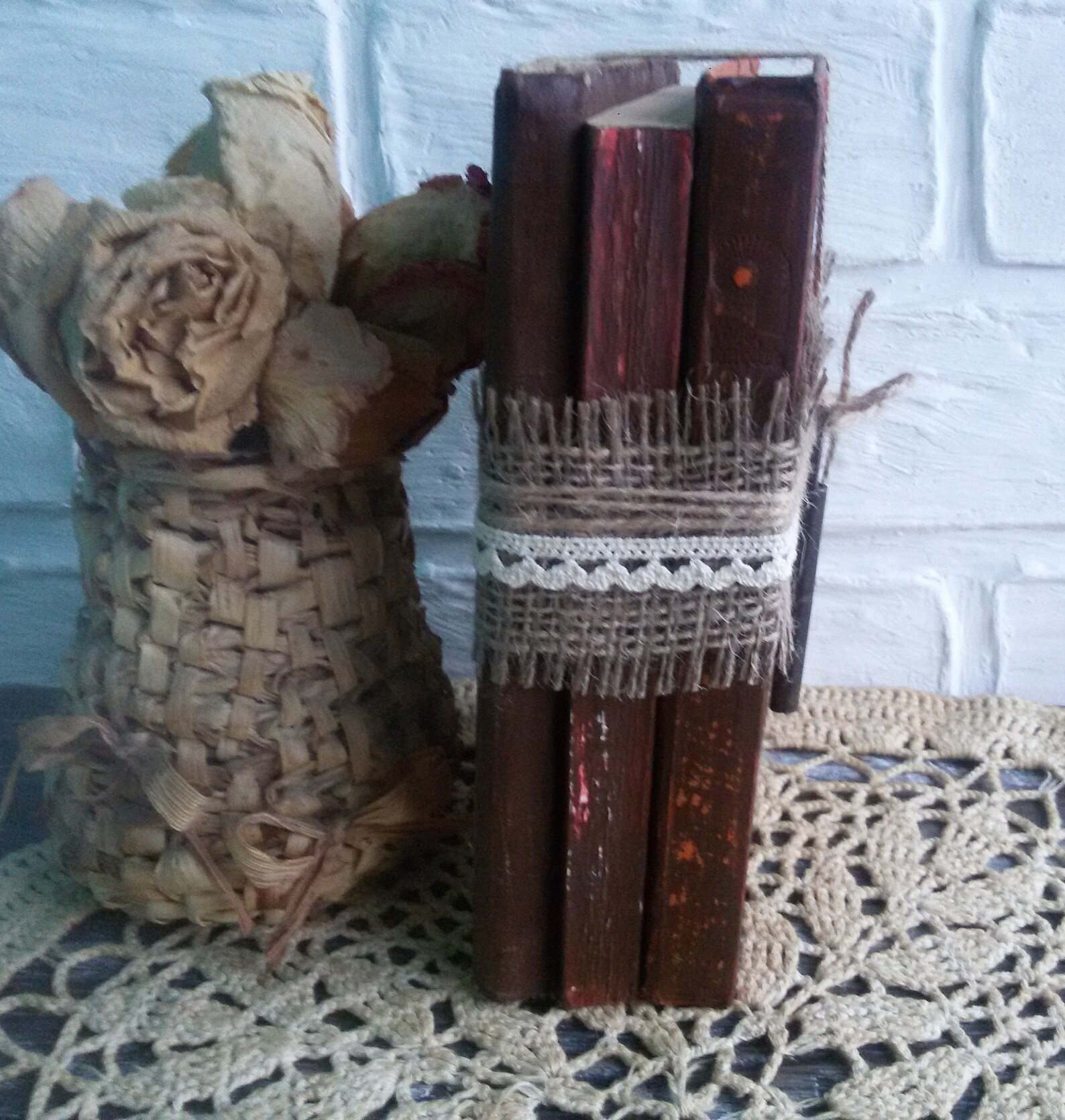 Old Rustic Books Vintage Books Vintage Style Rustic Farmhouse - Etsy
