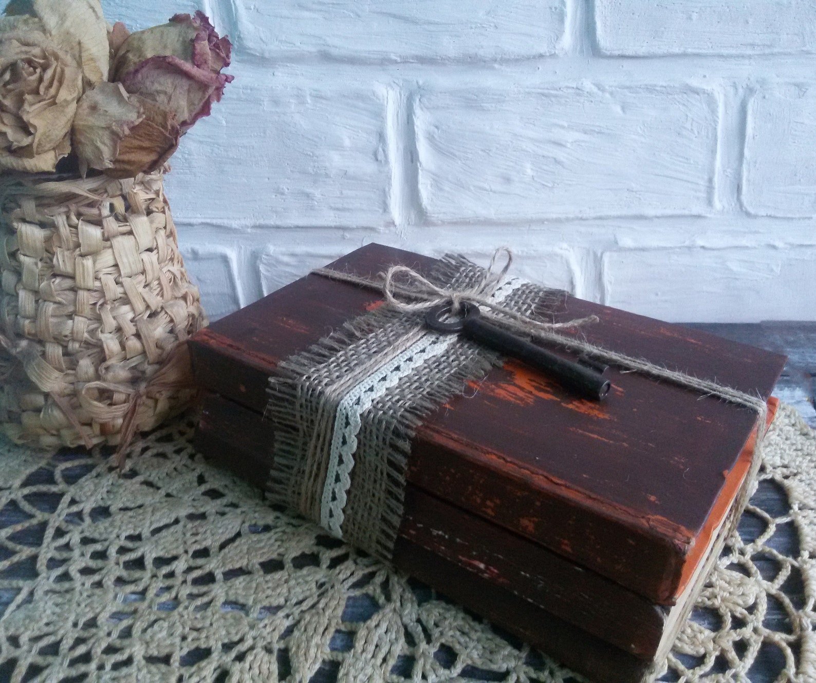 Old Rustic Books Vintage Books Vintage Style Rustic Farmhouse - Etsy