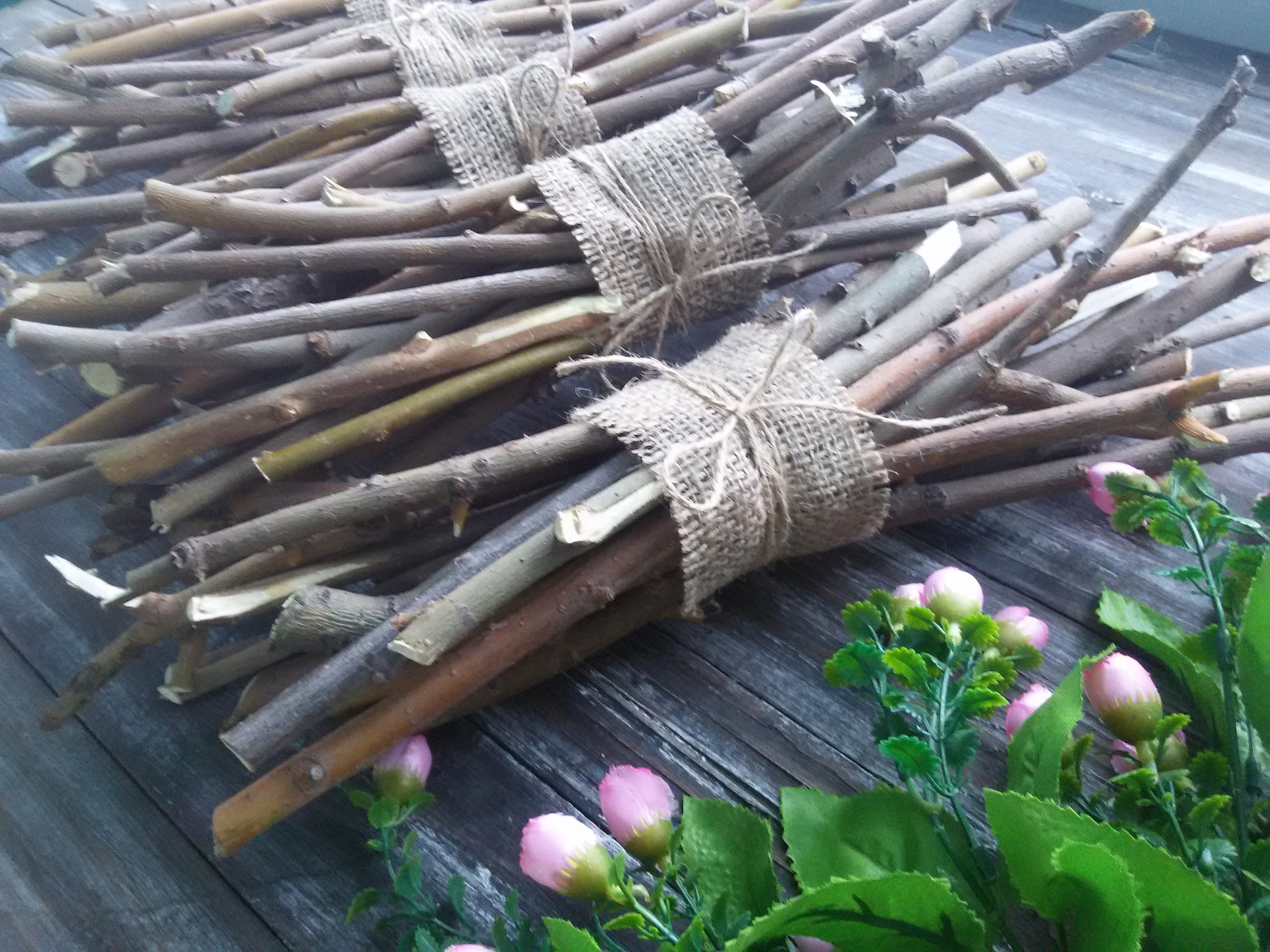 Wood Sticks Set of 20 Pcs 12 Long Branch Bundle Rustic - Etsy Norway