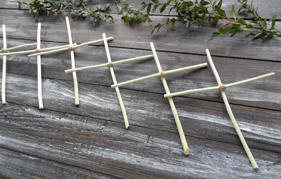 Primitive Cross Rustic Wood Cross Willow Twigs Crosses - Etsy