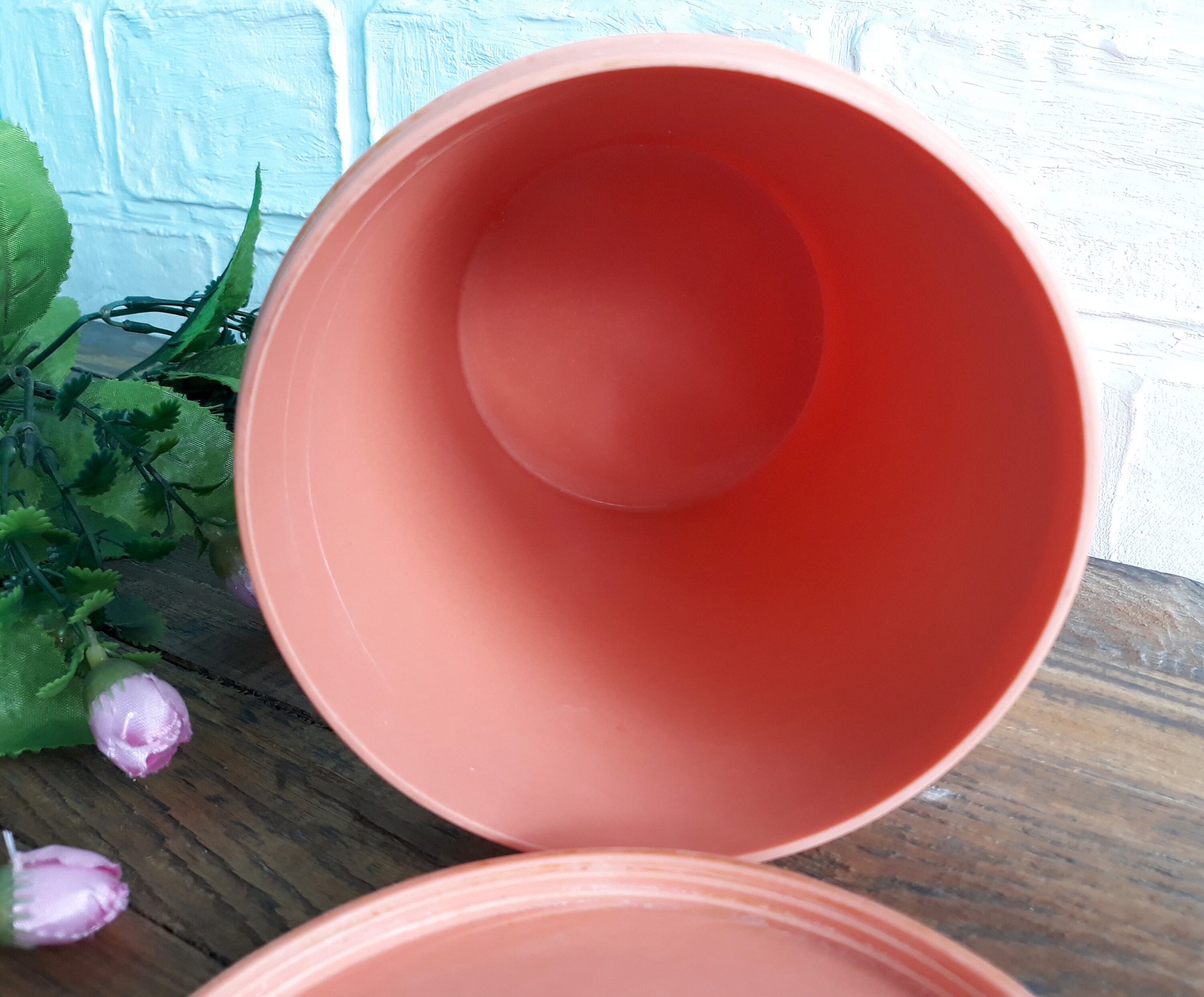 Vintage Plastic Storage Box Lid Retro Container 70s - Etsy