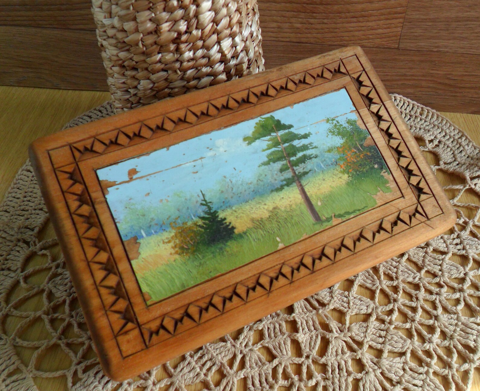 Time Capsule Memory Box Under 10 Keepsake Box Farmhouse Style | Etsy