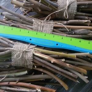 Wood Sticks Set of 20 Pcs 12" Long Branch Bundle Rustic Wedding Table ...