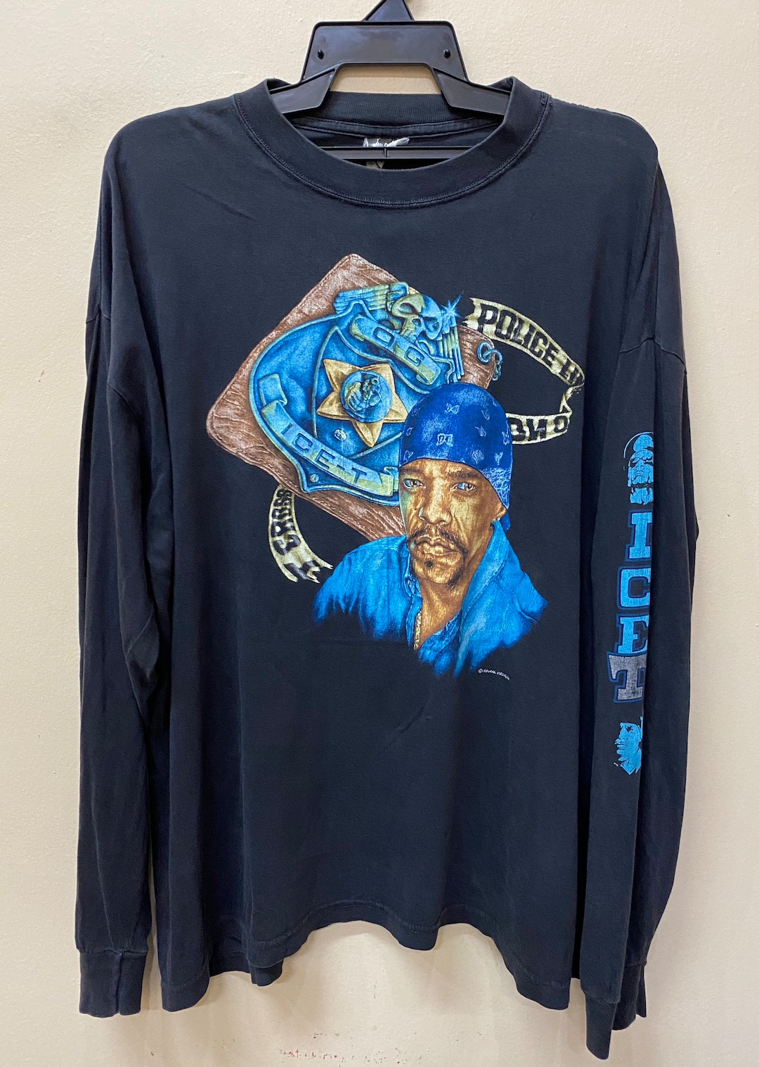 Rare Vintage Ice T Rapper Raptee Longsleeve Shirt - Etsy