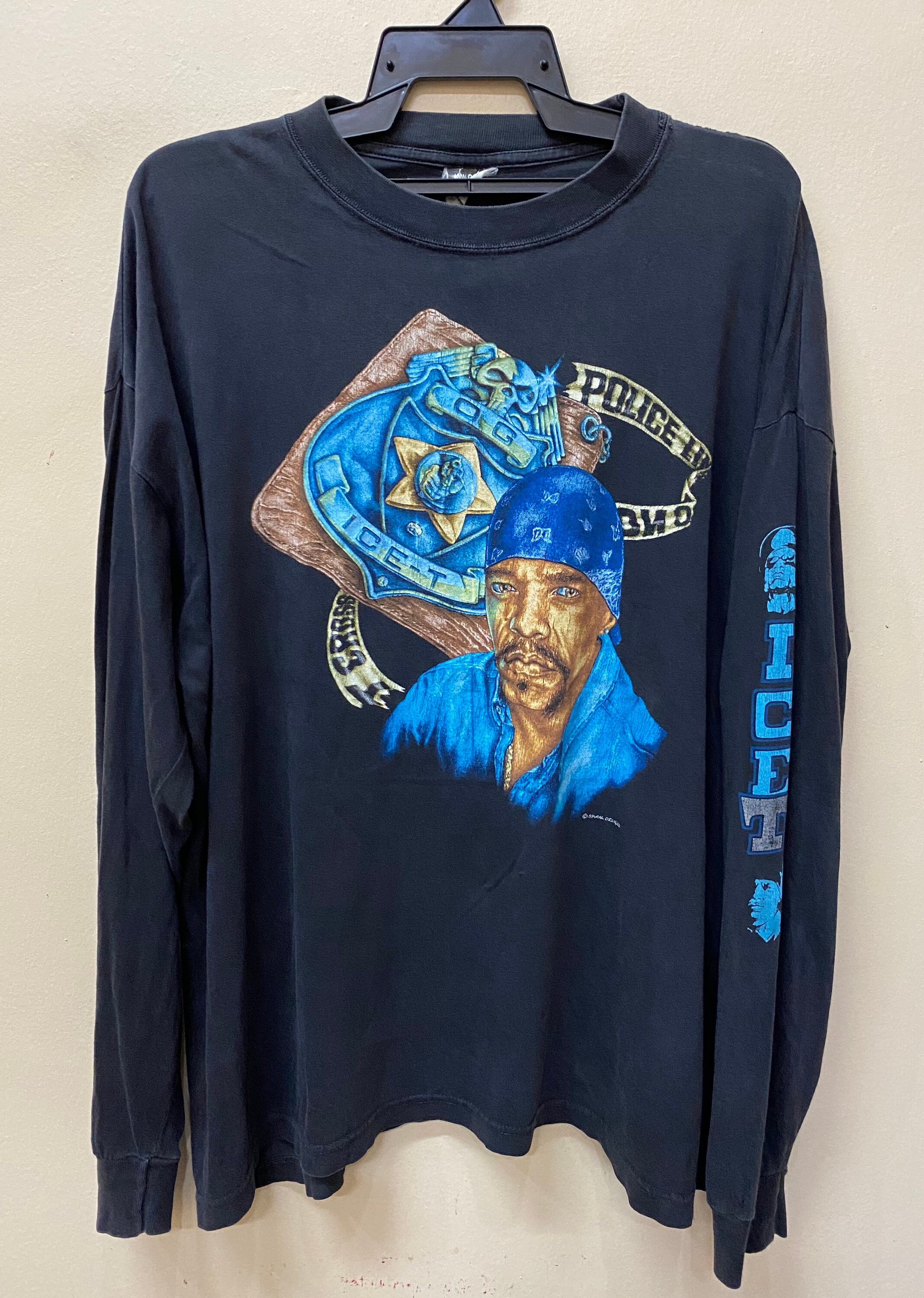 Rare Vintage Ice T Rapper Raptee Longsleeve Shirt - Etsy