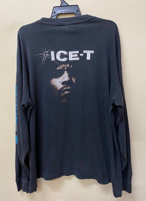 Rare Vintage Ice T Rapper Raptee Longsleeve Shirt - Gem