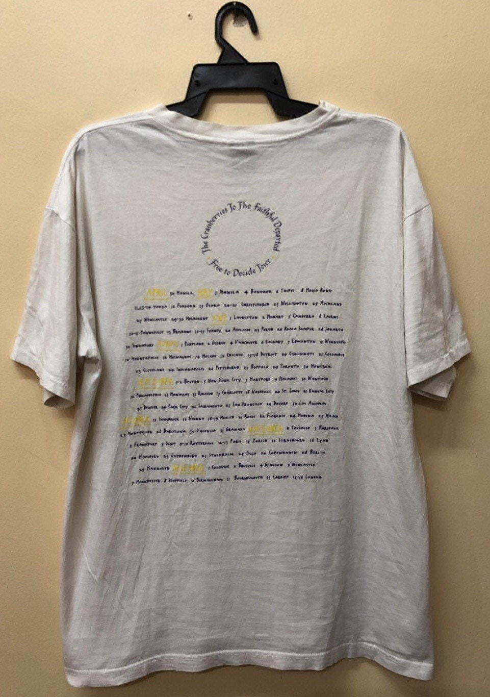 Vintage the Cranberries 1996 Tour T-shirt, Made in USA, XL - Etsy