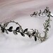 Woodland Elf Crown Black and Silver Triple Moon Crown Elven - Etsy