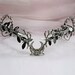 Woodland Elf Crown Black and Silver Triple Moon Crown Elven - Etsy