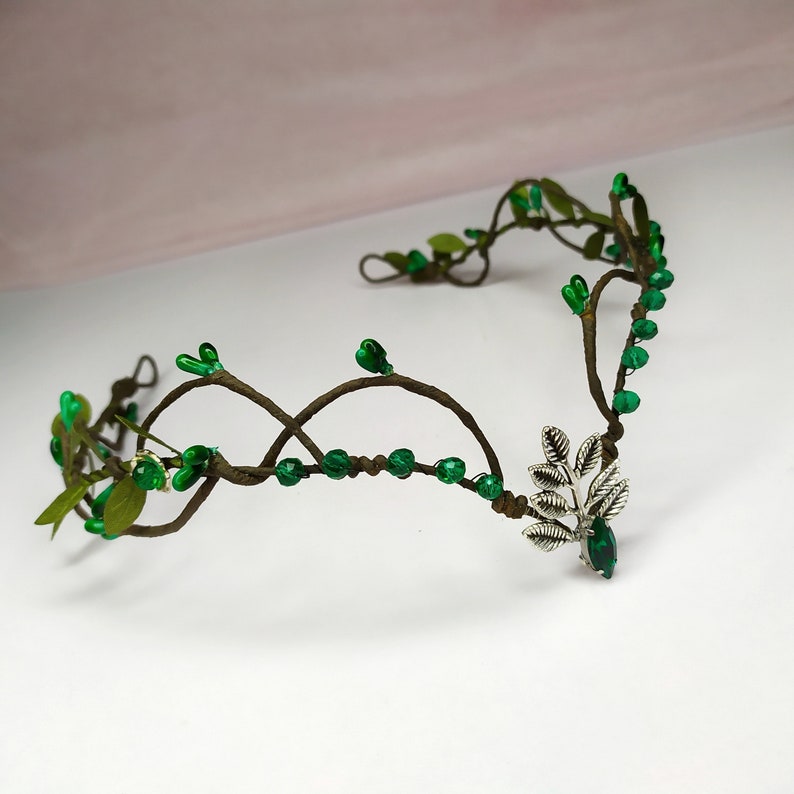 Elven Fairy Crown Woodland Elf Crown Elven Tiara Elven Circlet ...