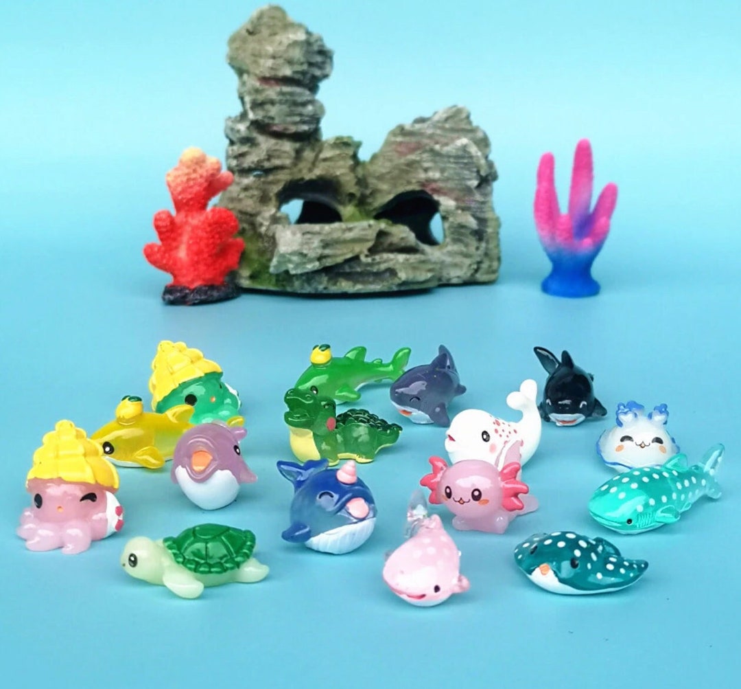 Cute Sea Animal Miniature for Crafting, Role Playing, Slimes, and Other ...