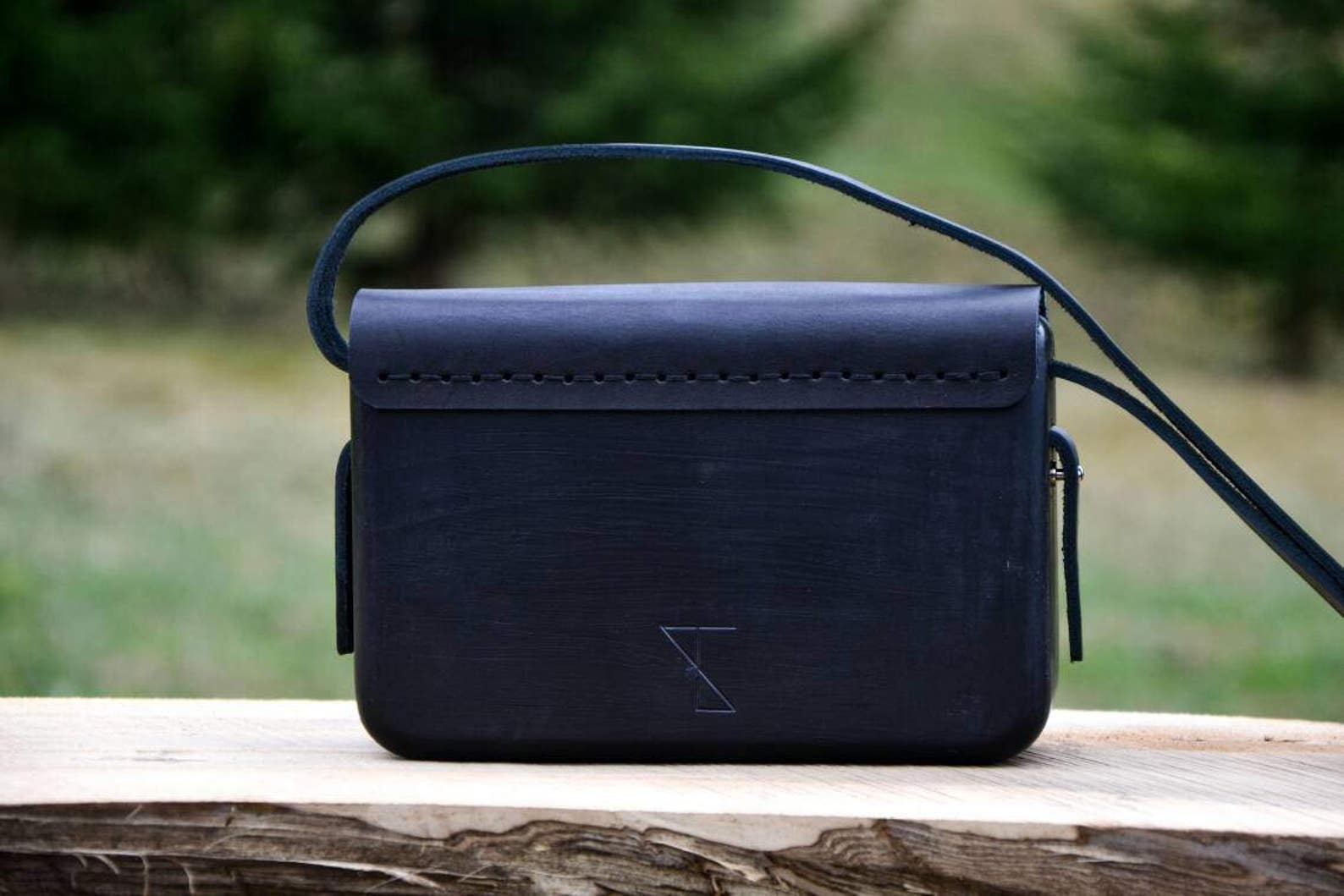 Woman Wood Bag depth Wooden Bag Wooden Bag Black Leather Bag Wood Bag ...