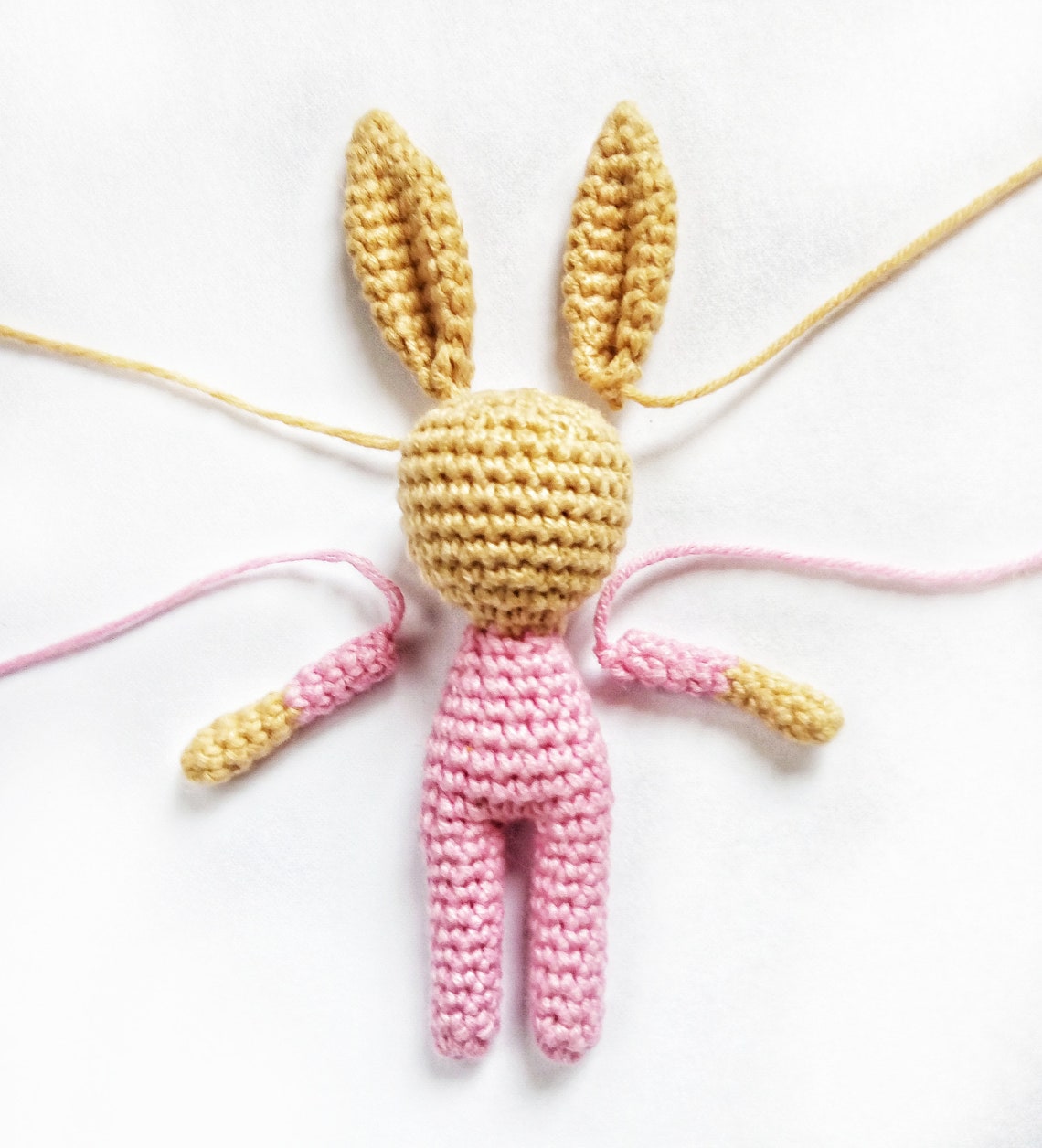 Tiny Bunny Crochet Pattern Easy for Beginner Crochet - Etsy