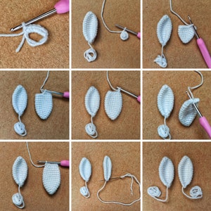 White Bunny Crochet Pattern, Cute Bunny Rabbit Amigurumi Pattern, Diy ...