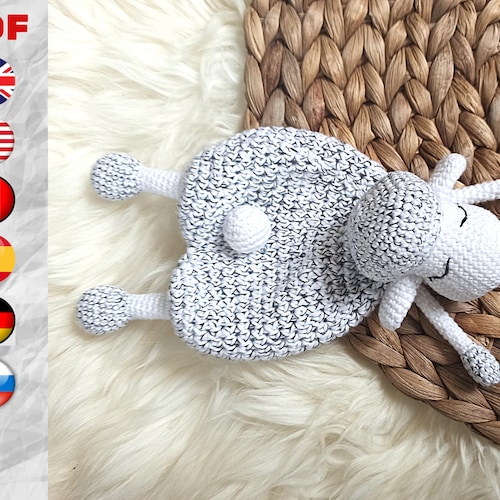 Crochet Pattern:sheep Ragdoll Lovey/ Amigurumi/ Stuffy/ | Etsy
