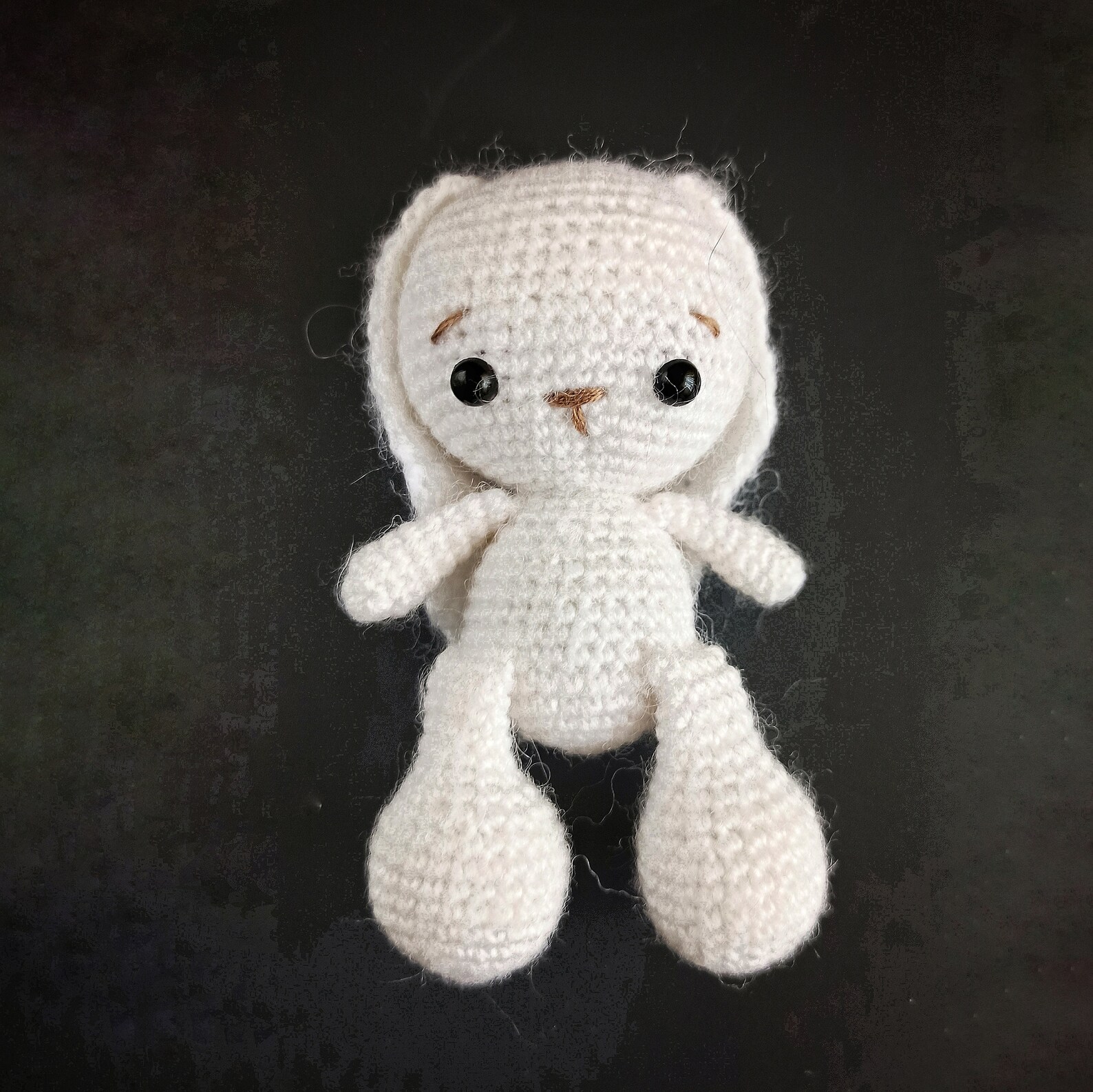 Cute White Bunny Jenny Crochet Pattern Easy Amigurumi - Etsy