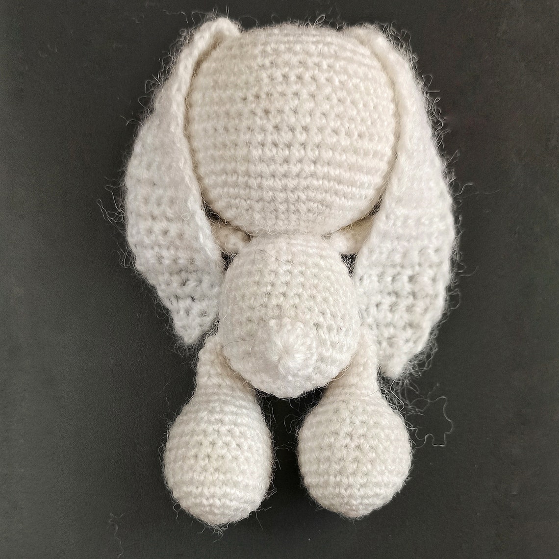 Cute White Bunny Jenny Crochet Pattern Easy Amigurumi - Etsy
