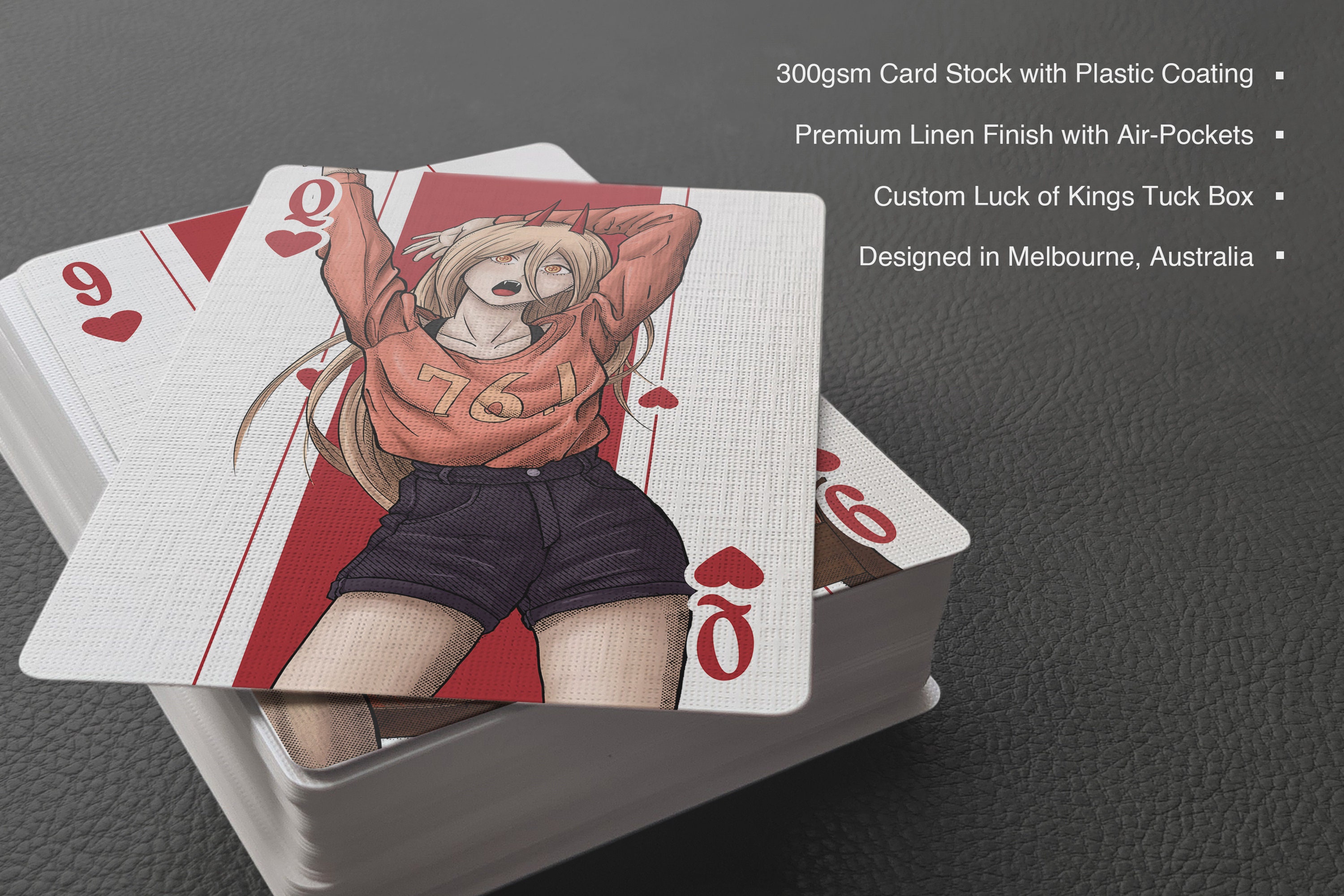 CSM Anime Inspired Playing Cards Designed in Australia - Etsy