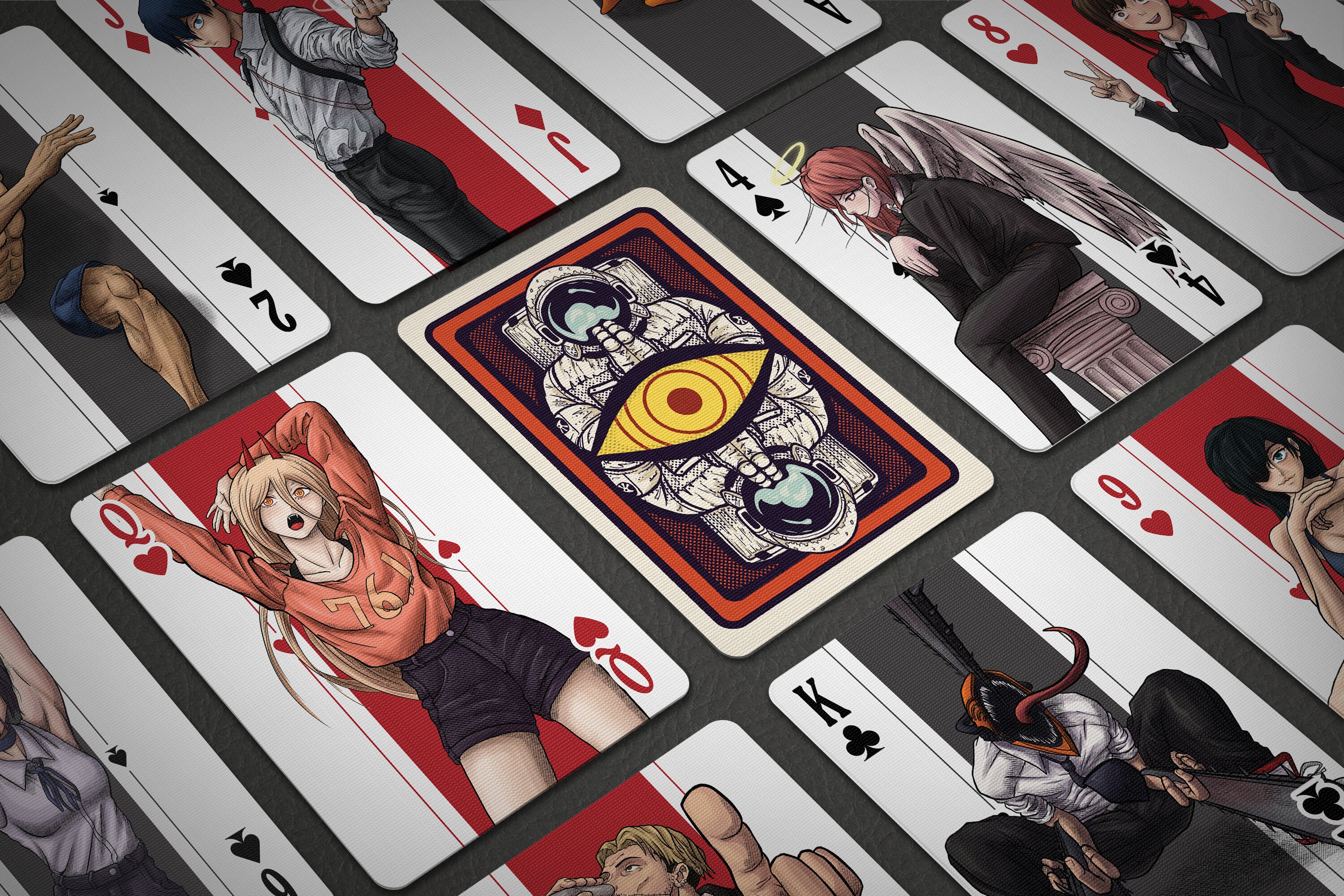 CSM Anime Inspired Playing Cards Designed in Australia - Etsy
