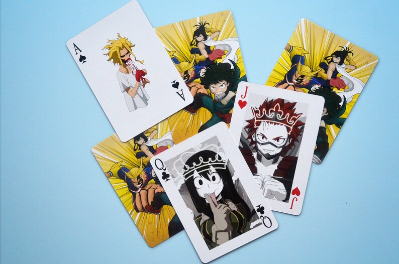 My Hero Academia Poker Playing Cards: Series 2 | Etsy
