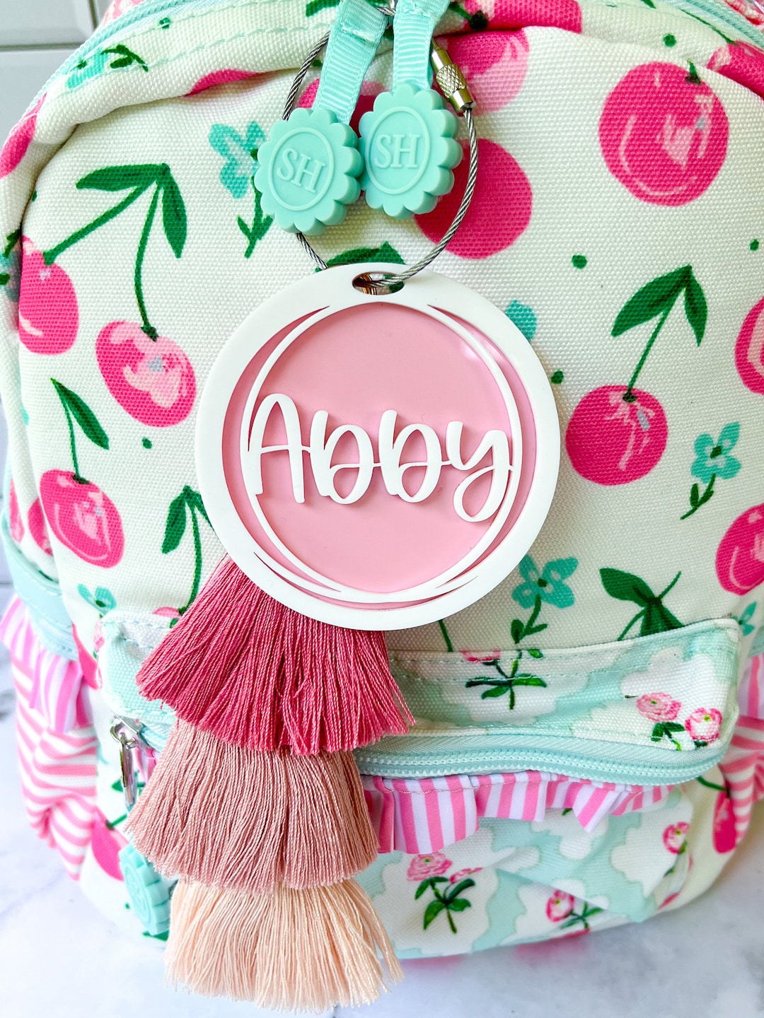 Backpack Name Tag, Kids Back Pack Tag, Personalized Backpack Tag, Bogg ...