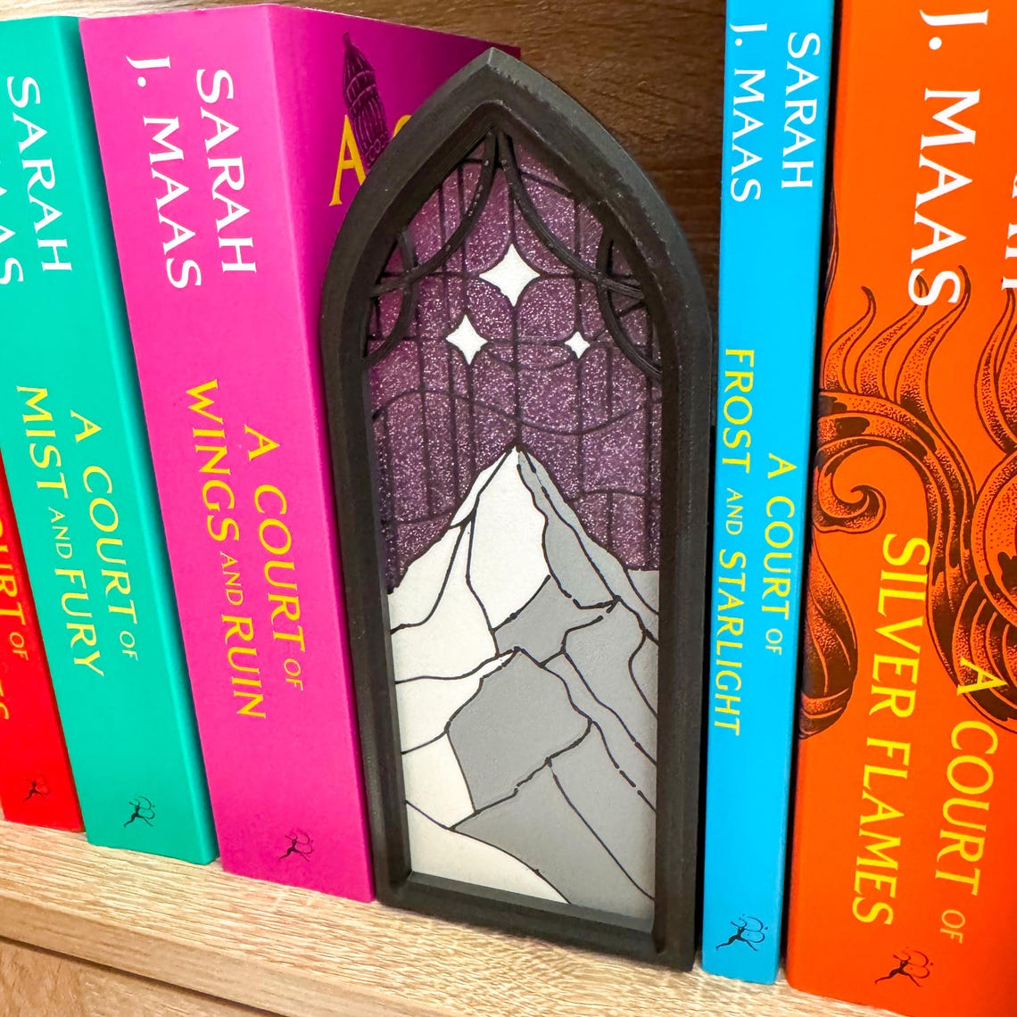 Fantasy Book Nook – Gothic Window Design With LED Tealight | Book Lover ...