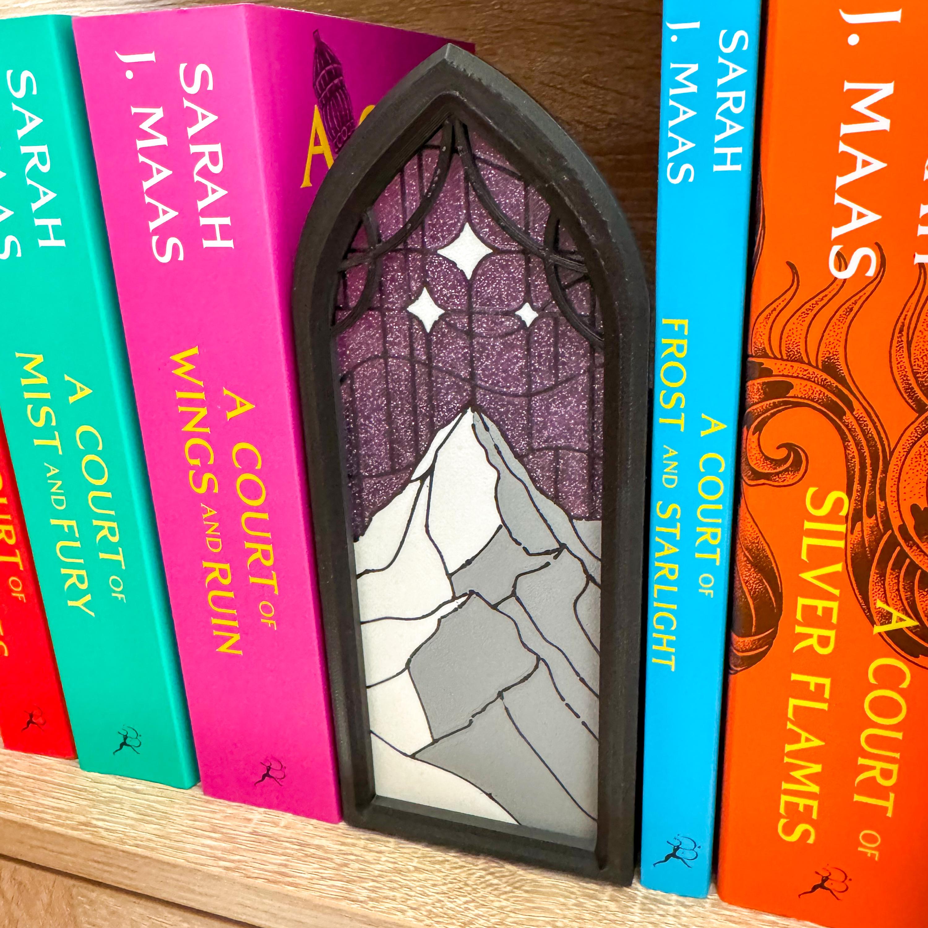 Fantasy Book Nook – Gothic Window Design With LED Tealight | Book Lover ...