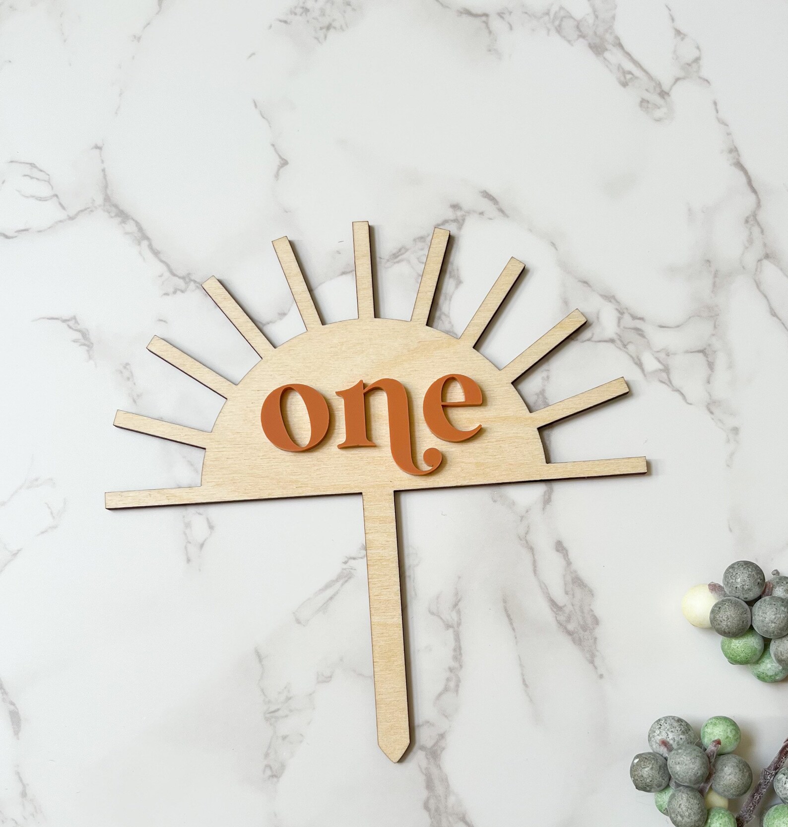 Boho Baby Cake Topper Sun Cake Topper First Birthday Cake - Etsy