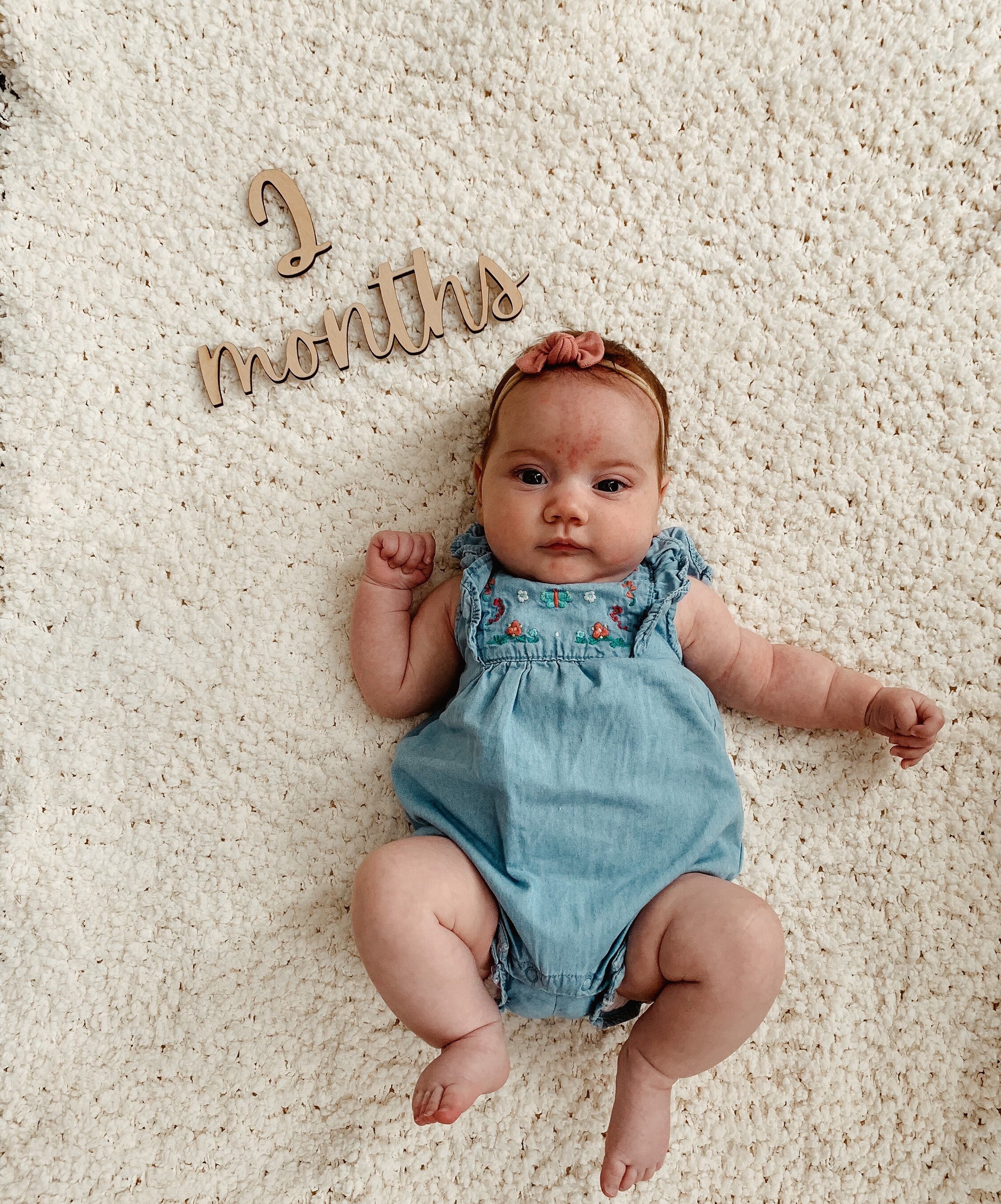 Monthly Photo Props Wood Milestone Markers Baby Monthly - Etsy