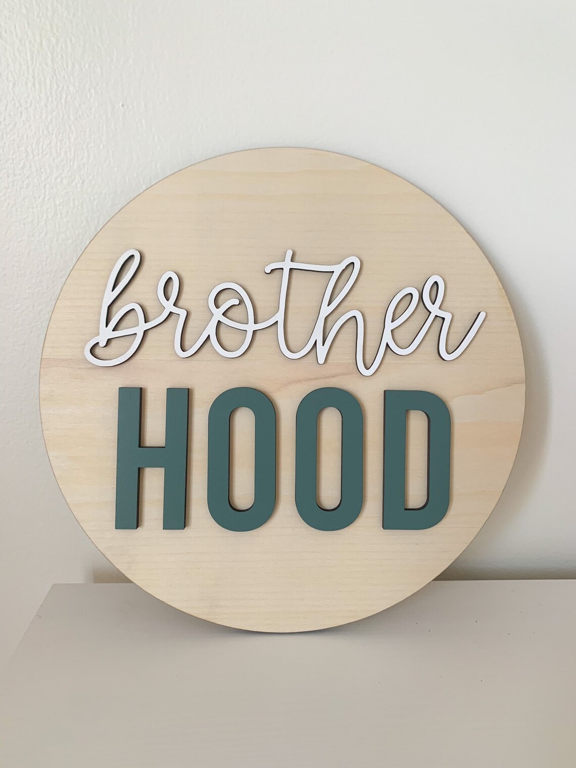 Brotherhood Boys Room Sign, Boys Room Wall Decor, Boys Playroom Wall ...