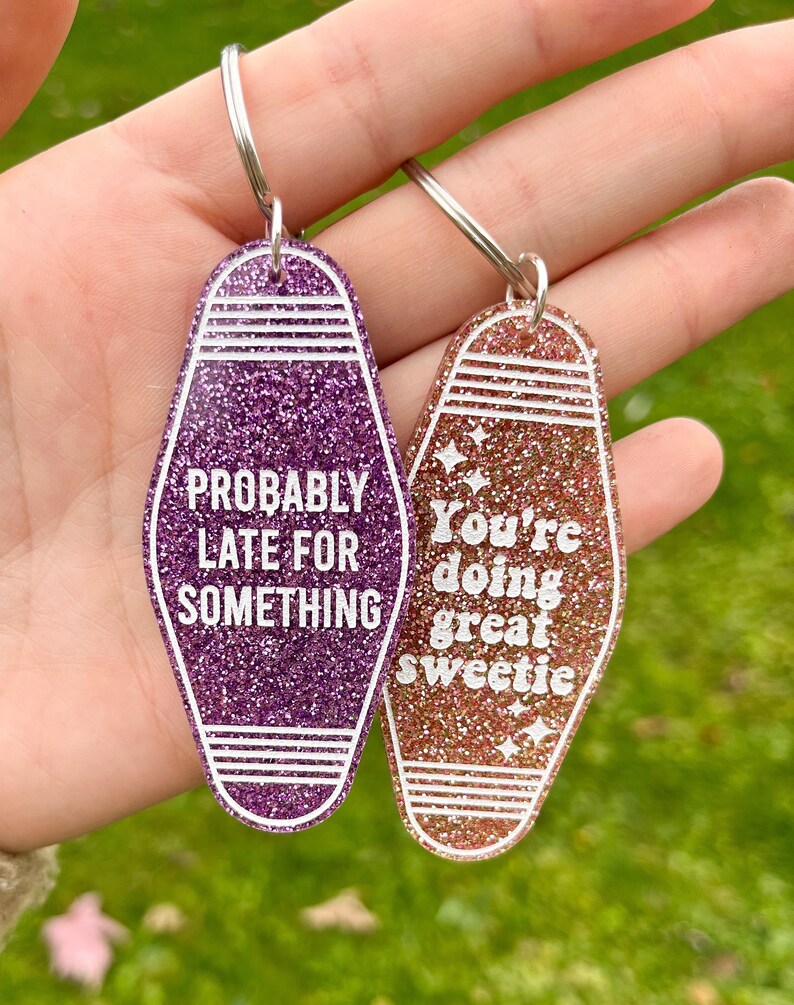 Retro Motel Keychains Cute Motel Keychains Motel Keychains - Etsy