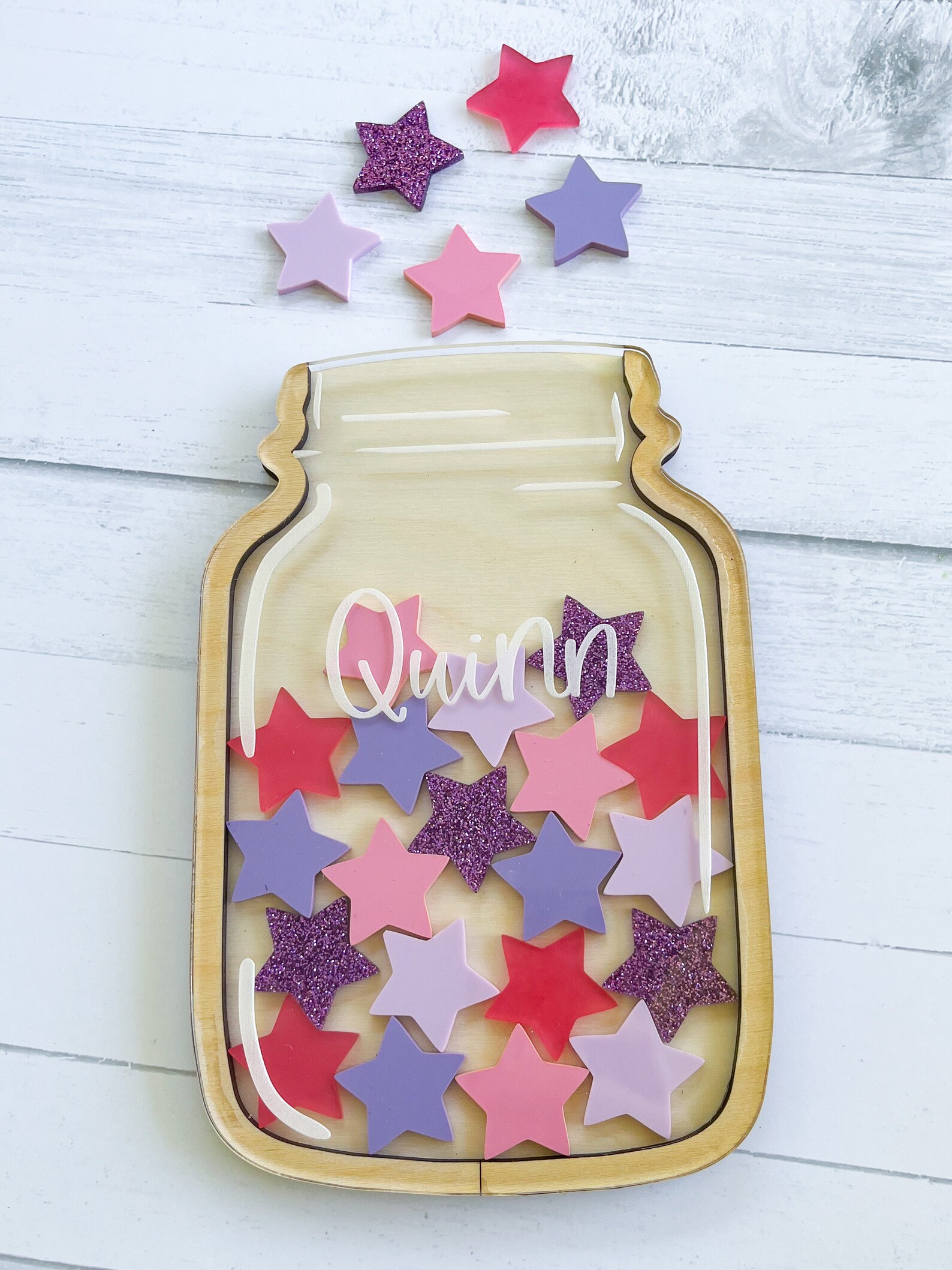 Star Reward Jar, Kids Reward Jar, Personalized Kids Reward Jar ...