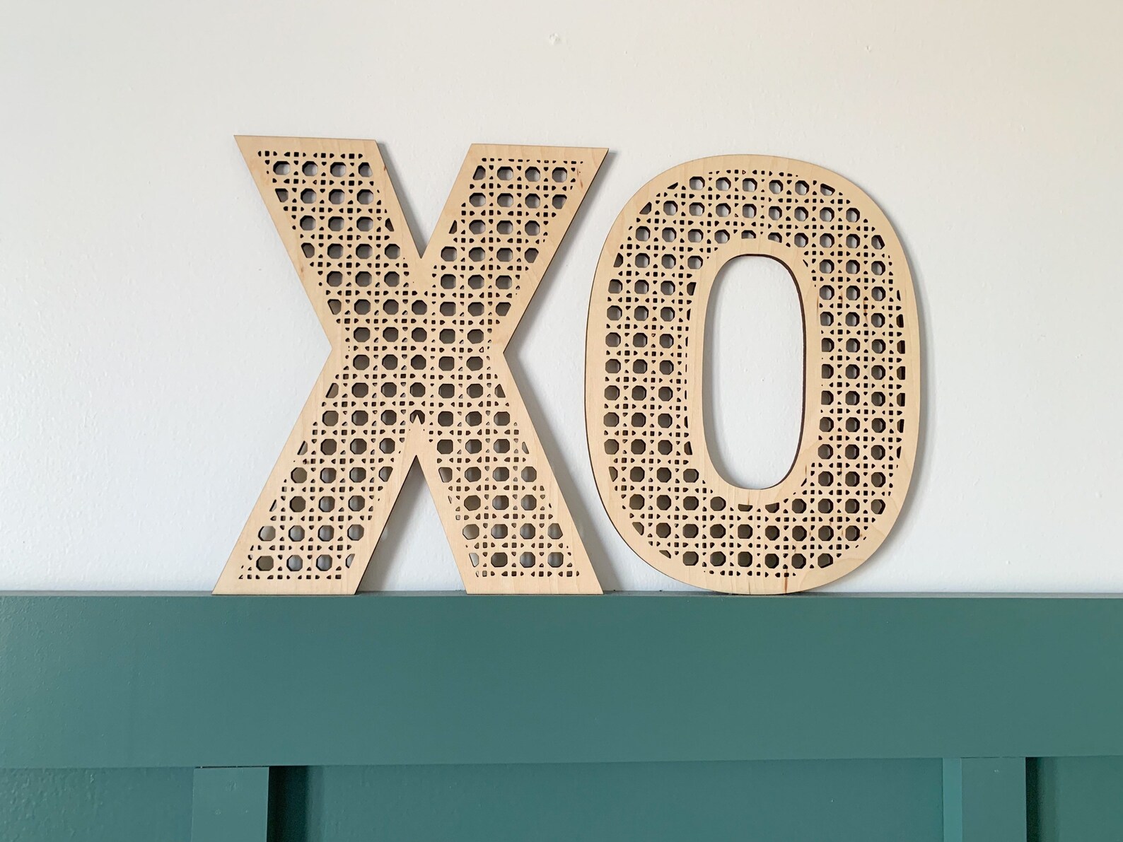 Rattan Letters, Rattan Nursery Decor, Boho Nursery Name Sign, Rattan ...